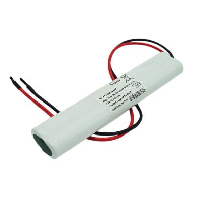 China 3.6 V SC1800mah Ni Cd Exit Light Batteries Dual Stick Type Te koop