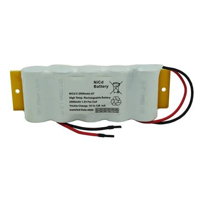 Cina Rivestimento di PVC di NiCd della sostituzione della batteria del segno dell'uscita di sicurezza dell'OEM 3.6V in vendita