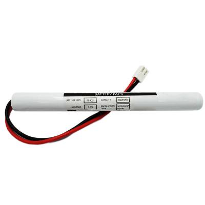 China AA600mah 3.6v Emergency Exit Light Battery Replacement NiCd Battery for sale
