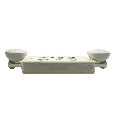 China Green LED Emergency Exit Sign Battery Double Sided AC85 - 265V 50/60H for sale