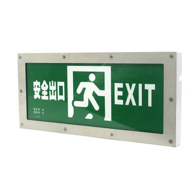 China iP65 Stainless Steel Lithium Ion Battery Emergency Light Led Outlet White 3 Hours Duration zu verkaufen