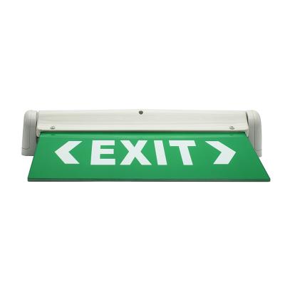China 300Lm Emergency Exit Sign Light With 2 Adjustable Head Mounting Plate en venta