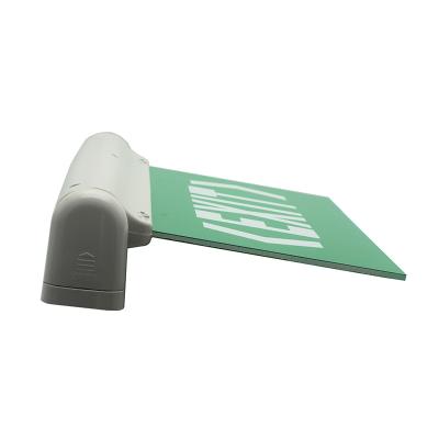 China 300Lm Emergency Exit Sign Light With 2 Adjustable Head Mounting Plate en venta
