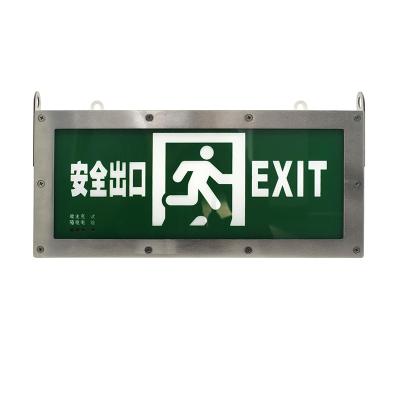 China Outdoor Emergency LED Exit Light White 3W 6500K Battery Powered zu verkaufen