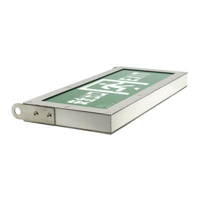 China Stainless Right Non Illuminated Emergency LED Exit Light 3 Watt 6500K zu verkaufen