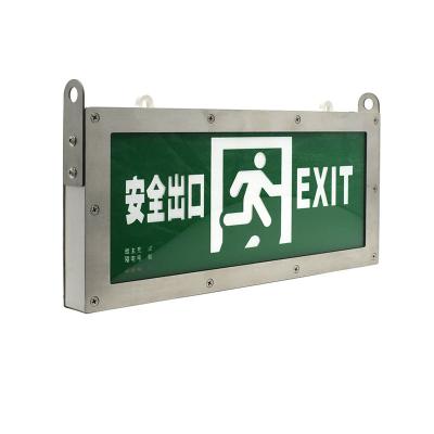 China Stainless Right Non Illuminated Emergency LED Exit Light 3 Watt 6500K zu verkaufen