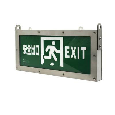 China Stainless Right Non Illuminated Emergency LED Exit Light 3 Watt 6500K zu verkaufen