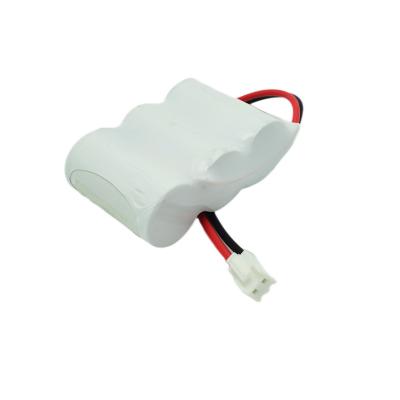 China SC1700mah Emergency Light Ni Cd Battery Pack 3.6 Volt Side By Side Configuration for sale