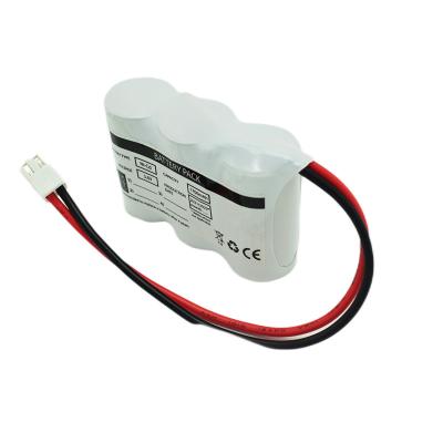 China SC1700mah Emergency Light Ni Cd Battery Pack 3.6 Volt Side By Side Configuration for sale