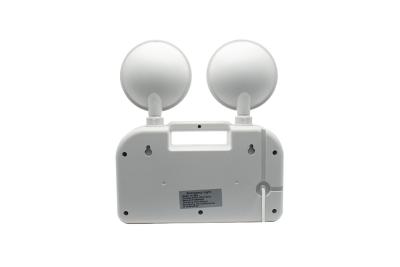 China 3h Duration 6W Twin Head Emergency Light AC 85-265V ABS zu verkaufen