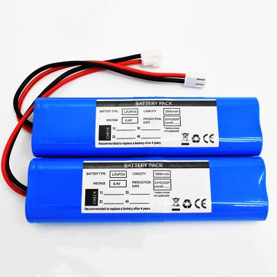 Cina 18650 3000mAh 6,4 Volt Side By Side Tipo LiFePO4 Batterie prestazioni ad alta temperatura in vendita