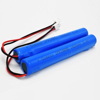 Cina IFR 1600mAh 6.4 Volt 18650 LiFePO4 Stick Type Batteries Easy Installing in vendita