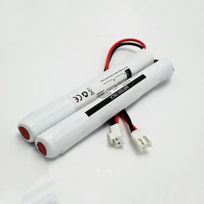 Cina Ni Cd AA600mah 3.6 Volt Exit Light Batteries Stick Type With Good Safety in vendita