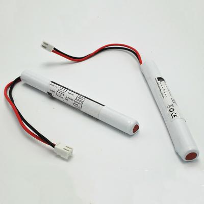 Cina Ni Cd AA600mah 3.6 Volt Exit Light Batteries Stick Type With Good Safety in vendita