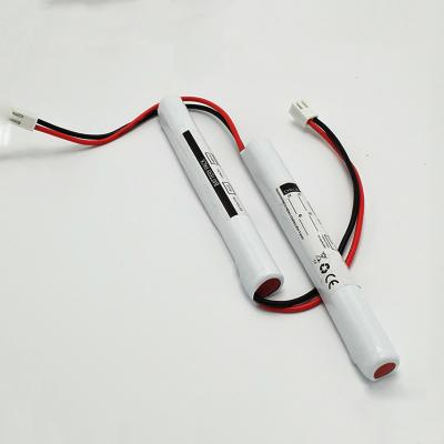 Cina Ni Cd AA600mah 3.6 Volt Exit Light Batteries Stick Type With Good Safety in vendita