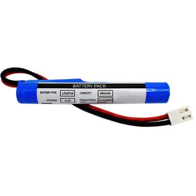 Cina Emergency Lighting 600mAh 6.4 Volt LiFePO4 Stick Type Batteries in vendita