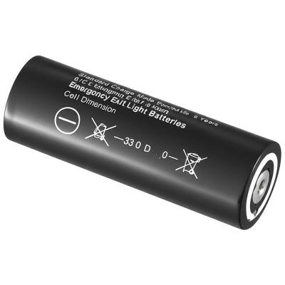 China Standard Charge Mode 0.1C For 16 Hours Emergency Exit Light Batteries Expected Life 5 Years Cell Dimension 33 0 -1.0 D for sale