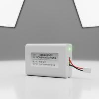 China White Emergency Lighting Replacement Battery Compatible with Various Models Delivering Consistent Backup Power Solutions for sale
