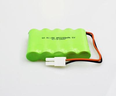 Cina Batterie ricaricabili NiMH 2200mAh 6.0V della luce dell'uscita di sicurezza di aa in vendita