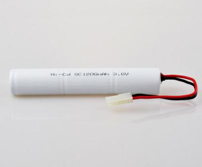 China Sc 1200mAh NiCd 3,6 van het nooduitgangteken V-het Pak van de Batterijstok Te koop
