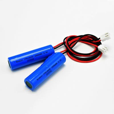 中国 円柱非常口ライト電池LiFePO4 IFR18650 1600mAh 3.2V 販売のため