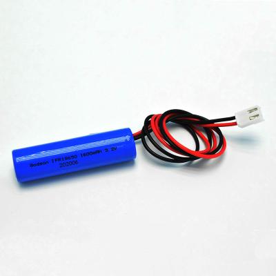 中国 円柱非常口ライト電池LiFePO4 IFR18650 1600mAh 3.2V 販売のため