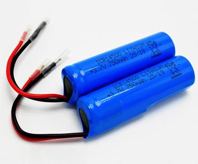 Cina tensione inodora 3,7 ICR14500 della batteria al litio della luce di emergenza 750mAh in vendita