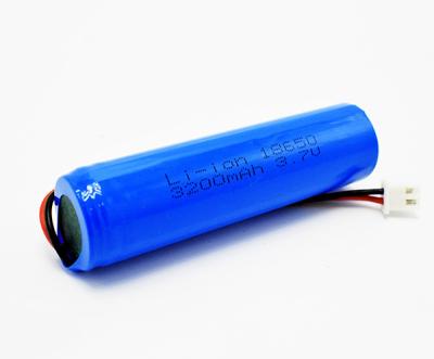 China 3200 MAh Emergency Light Lithium Battery PVC Jacket ICR18650 3.70V for sale
