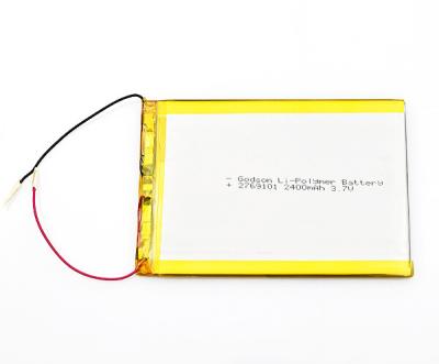 China Bateria 2769101 2400mAh 3.7V do Li-polímero do de alta capacidade para a venda à venda