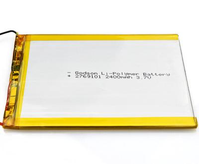 Китай Батарея 2769101 2400mAh 3.7V Li-полимера большой емкости для продажи продается