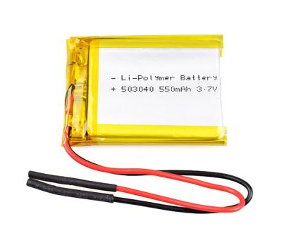 Китай 12.5g клетка полимера литий-ионного аккумулятора 3,7 v 550mAh Li для мобильных устройств продается