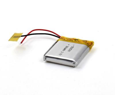 China OEM 3.7 V 380mAh Battery Stable 11.5g Lithium Polymer Cell for sale