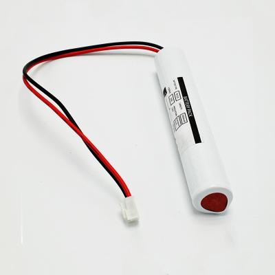 Cina 3,6 batteria del pacchetto del bastone delle batterie 71g della luce dell'uscita di sicurezza di V C2500mAh NiCd in vendita