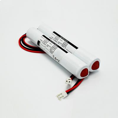 Cina 3,6 batteria del pacchetto del bastone delle batterie 71g della luce dell'uscita di sicurezza di V C2500mAh NiCd in vendita
