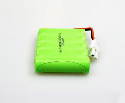 China NiMH Emergency Exit Sign Battery AA 2200mAh 6V High Temperature for sale