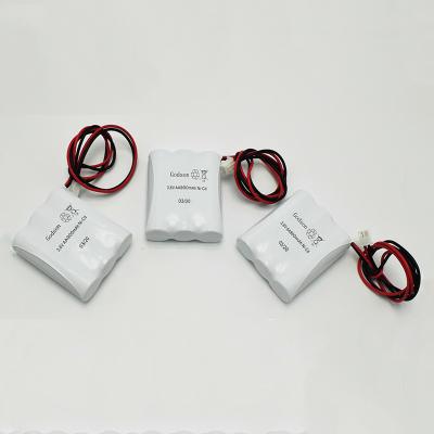 Cina Batteria delle batterie JST XHP 2P NiCd della luce dell'uscita di sicurezza di Aa900mah in vendita