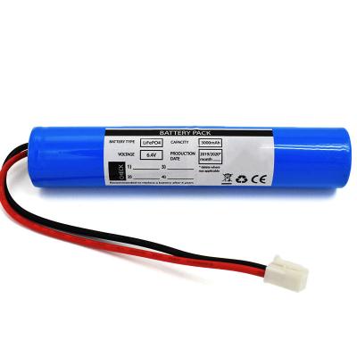 China Lifepo4 de Lichte Batterijen 18650 6.4V 3000mAh van de Lithiumnooduitgang Te koop