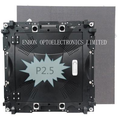 China Die Casting Aluminum Video Display Wall P2.5 RGB LED Display 480x480mm for sale