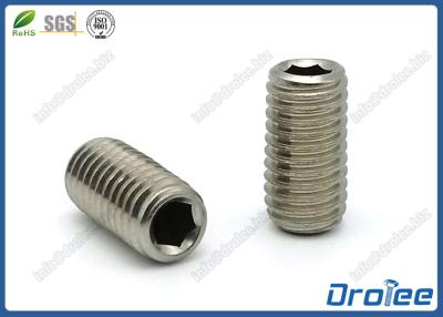 China M6 Flat Point Stainless Steel Socket Set Screw for sale