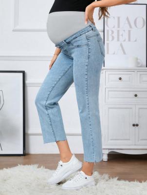 Cina Giubbotti da gravidanza a fascia alta blu chiaro in vendita