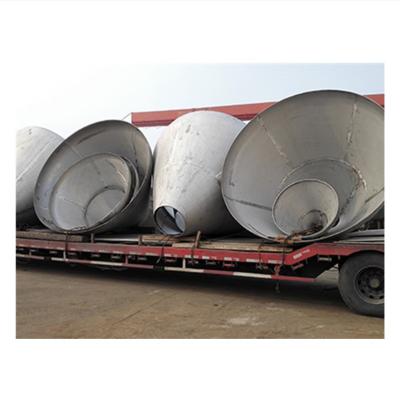 China Op maat gemaakte koolstofstaal roestvrij staal platte kegel bodem tank kegelkoppen voor ontwerp Te koop