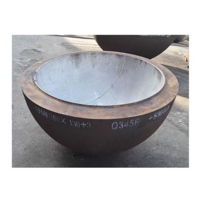 China SS304 316 Torispheircal Dish Bottom End voor tanks Op maat gemaakte elliptische schotelkoppen Te koop