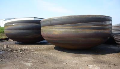 China SS304 316 Torispheircal Dish Bottom End voor tanks Op maat gemaakte elliptische schotelkoppen Te koop