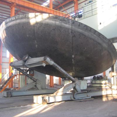 China SS304 316 Torispheircal Dish Bottom End voor tanks Op maat gemaakte elliptische schotelkoppen Te koop