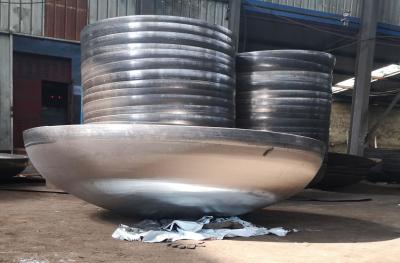 China SS304 316 Torispheircal Dish Bottom End voor tanks Op maat gemaakte elliptische schotelkoppen Te koop