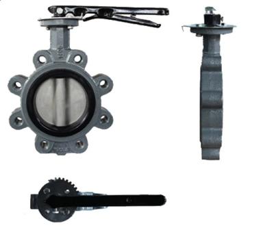 Cina API609 EPDM PTFE rivestito di ferro fuso tipo wafer per le esigenze personalizzate in vendita