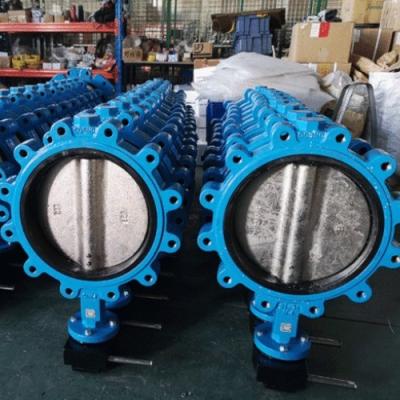 Cina Personalizzazione JIS 10k/5k PN10/16 Aluminio Bronzo Corpo in acciaio inossidabile EPDM NBR PTFE Sedile Lug Tipo farfalla in vendita