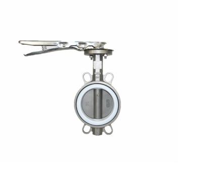 Cina Valvola a farfalla in acciaio inossidabile di tipo wafer con sedile resistente in EPDM PTFE in vendita