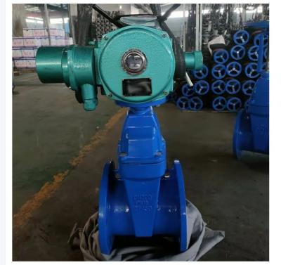 Cina Disponibile OEM Acciaio al carbonio WCB NKZ961H Valvola di cancello a vuoto a flangia elettrica Standard DIN F6 in vendita