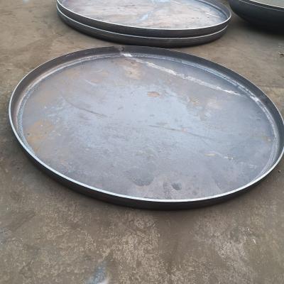 China Tamanho personalizado de solda fundo de tanque 1000 mm cabeça elíptica plana para peças iguais da caldeira à venda